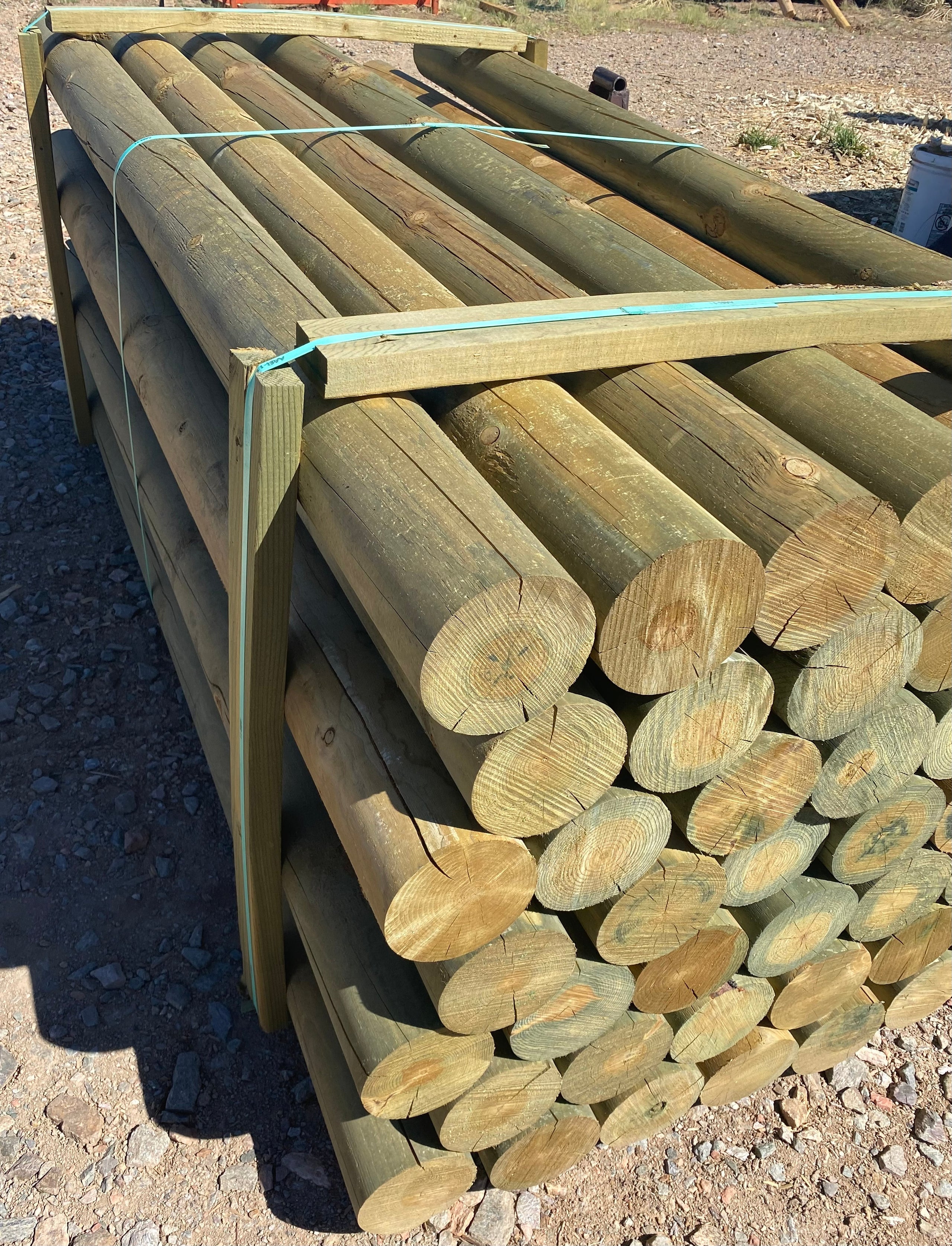 6"- 8' Treated Post | Timberline Trading